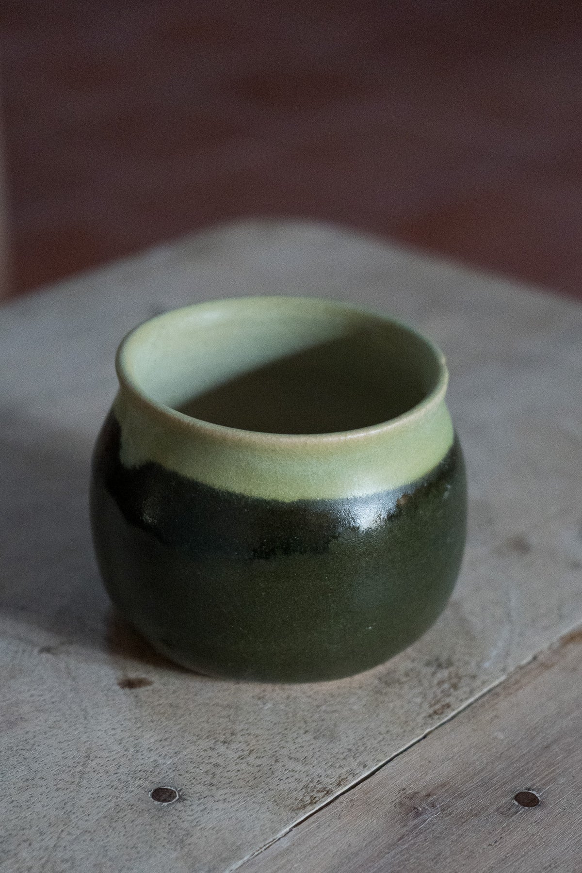 Seconds Forest Green Pot — Slow Pottery